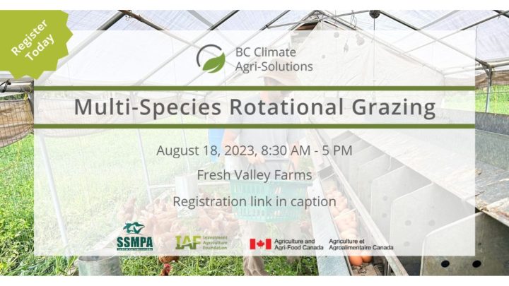 Multi-Species Rotational Grazing Field Day - Organic BC